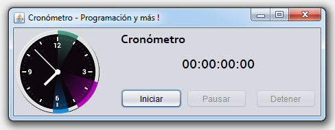 Programación y más: Cronómetro en Java - Clase Timer