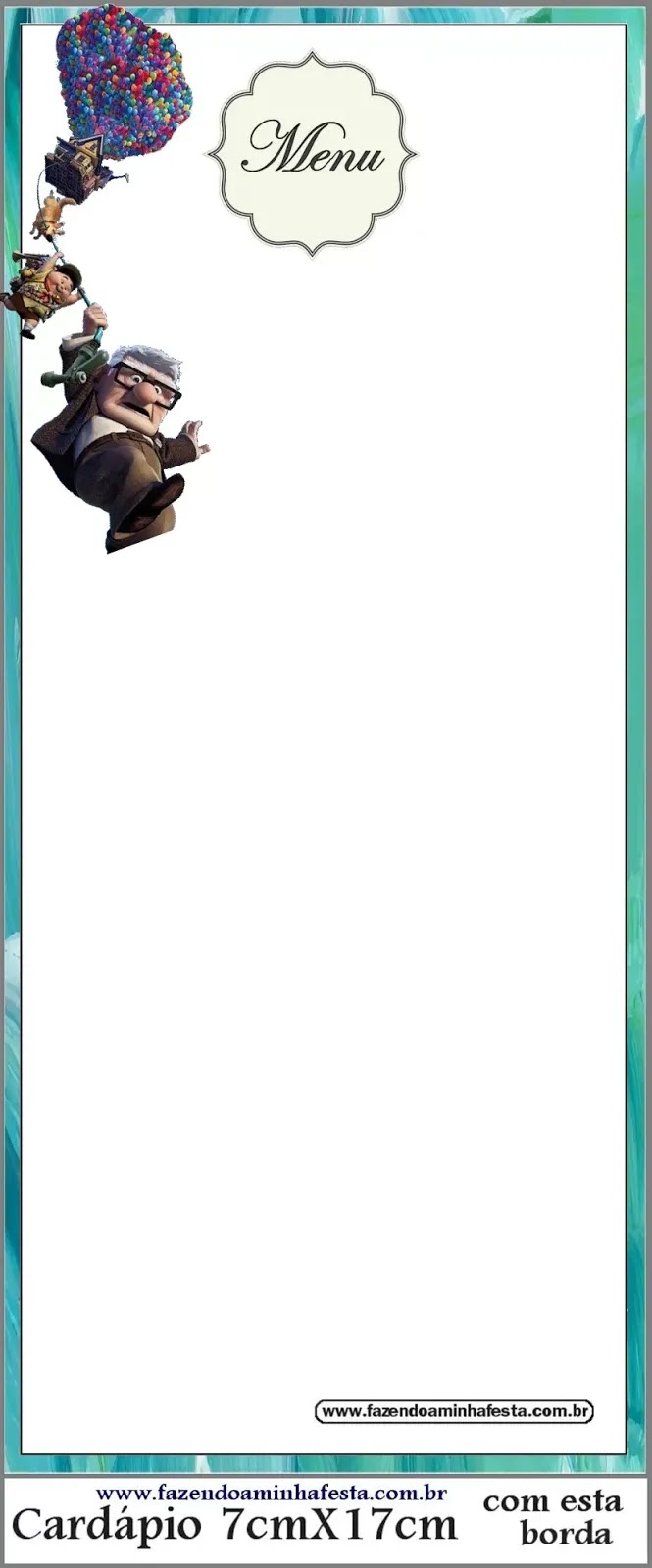 Up Pixar Movie: Free Party Printables. - Oh My Fiesta! in english