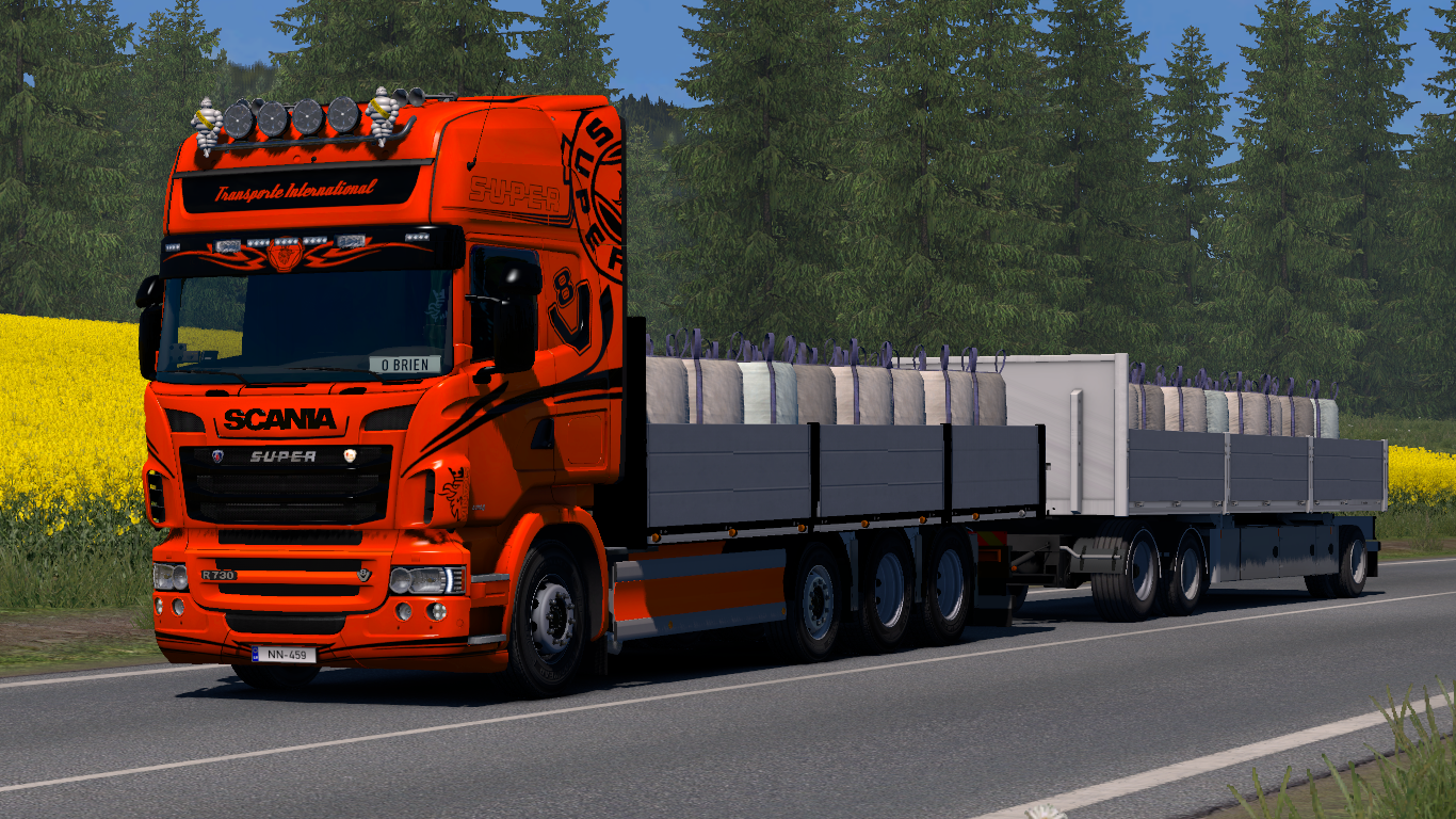 Lunna's Flatbed Addon For Tandem and Ekeri by Kast V 1.05 - Euro Truck ...