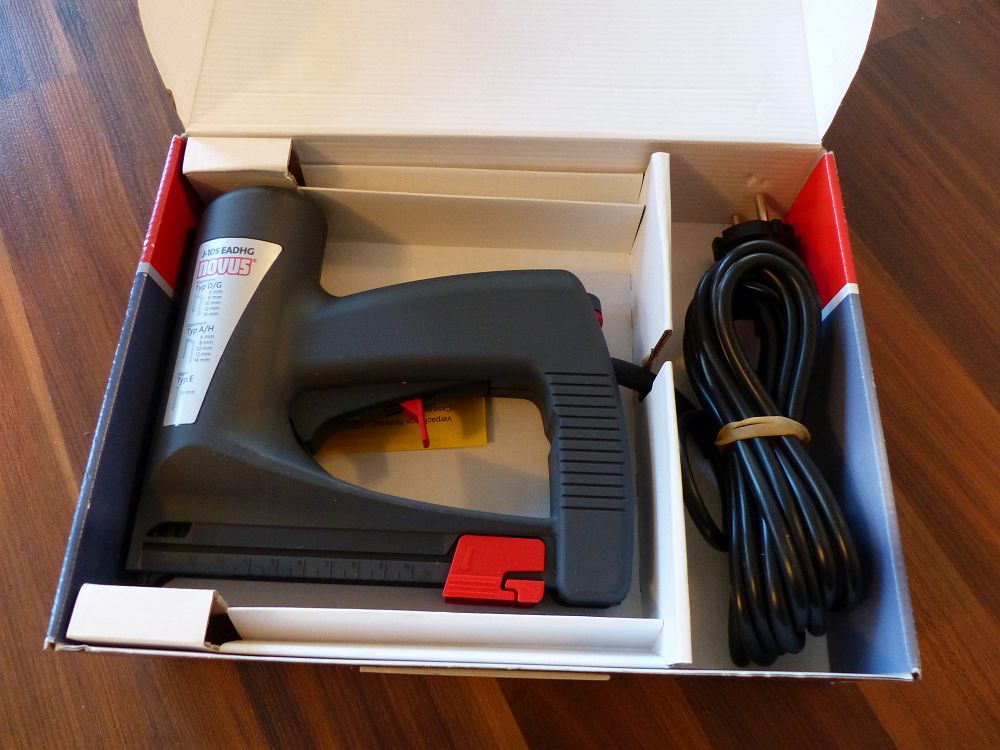 Der Novus Elektrotacker im Test