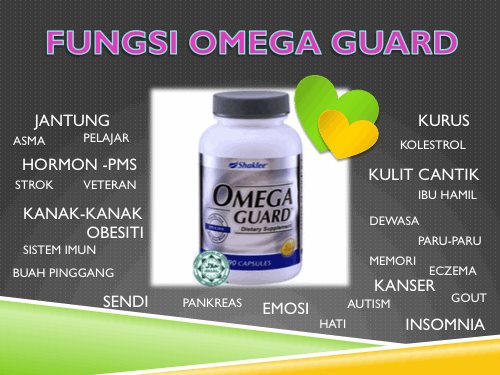 KEBAIKAN, KELEBIHAN DAN KHASIAT OMEGA GUARD SH@KLEE |VitaVitamin Shop