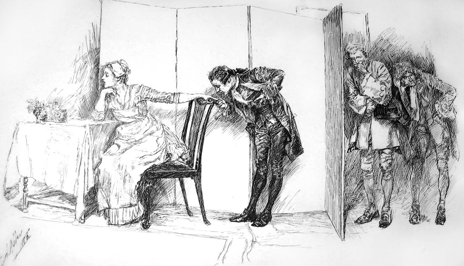 19th century American Paintings: Edwin Austin Abbey