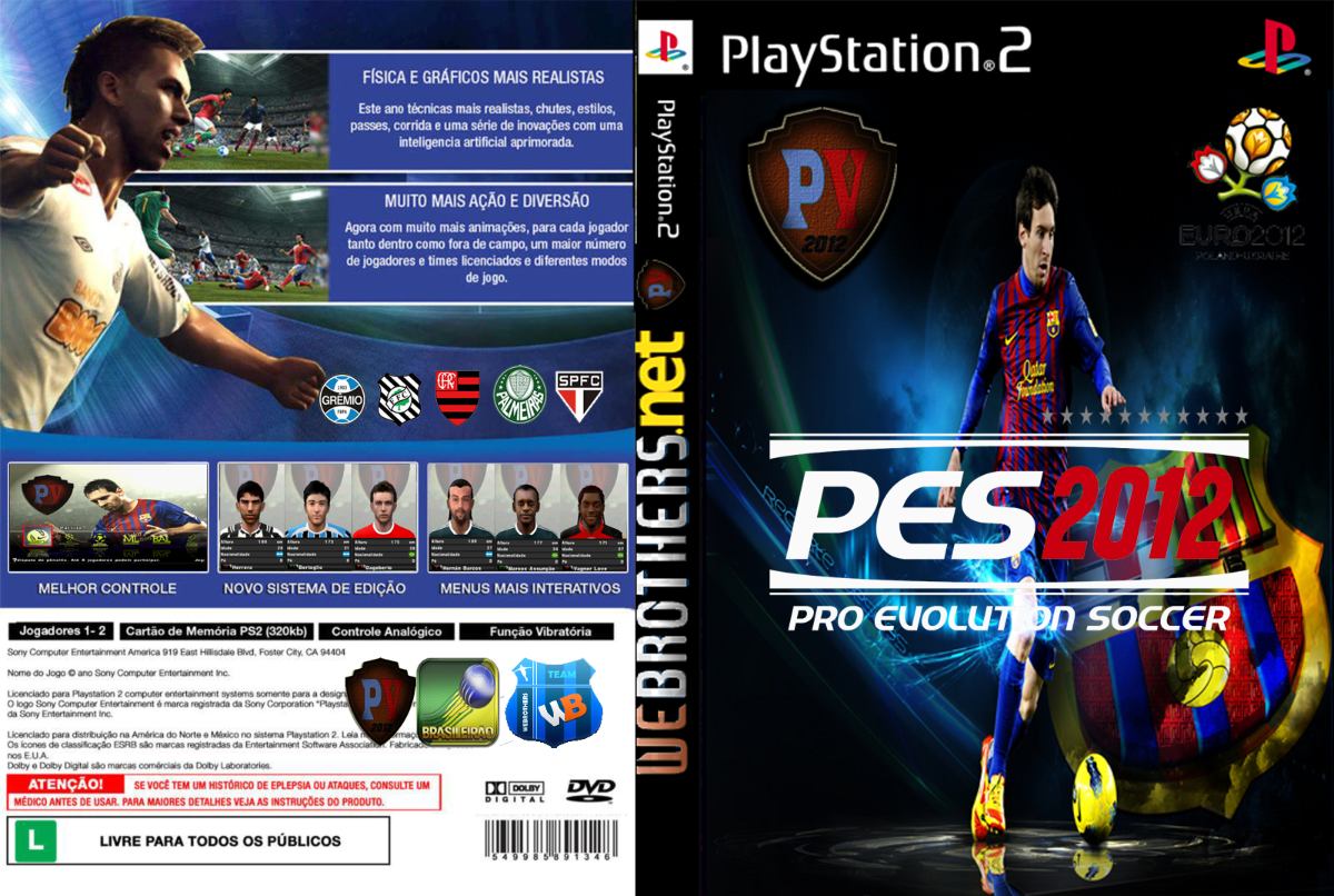 .: PES 2012 E 2013 PS2