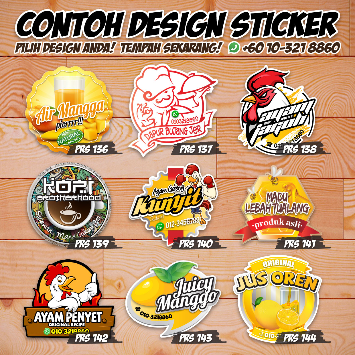 AZQA Label & Sticker: KOLEKSI LABEL STICKER PRODUK/ HOMEMADE