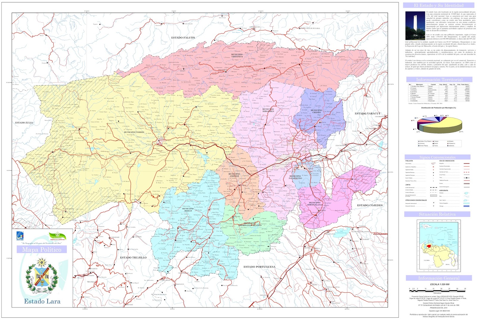 Guaitó estado Lara .... la cumbre del tigre: MAPA DE LA PARROQUIA CON ...