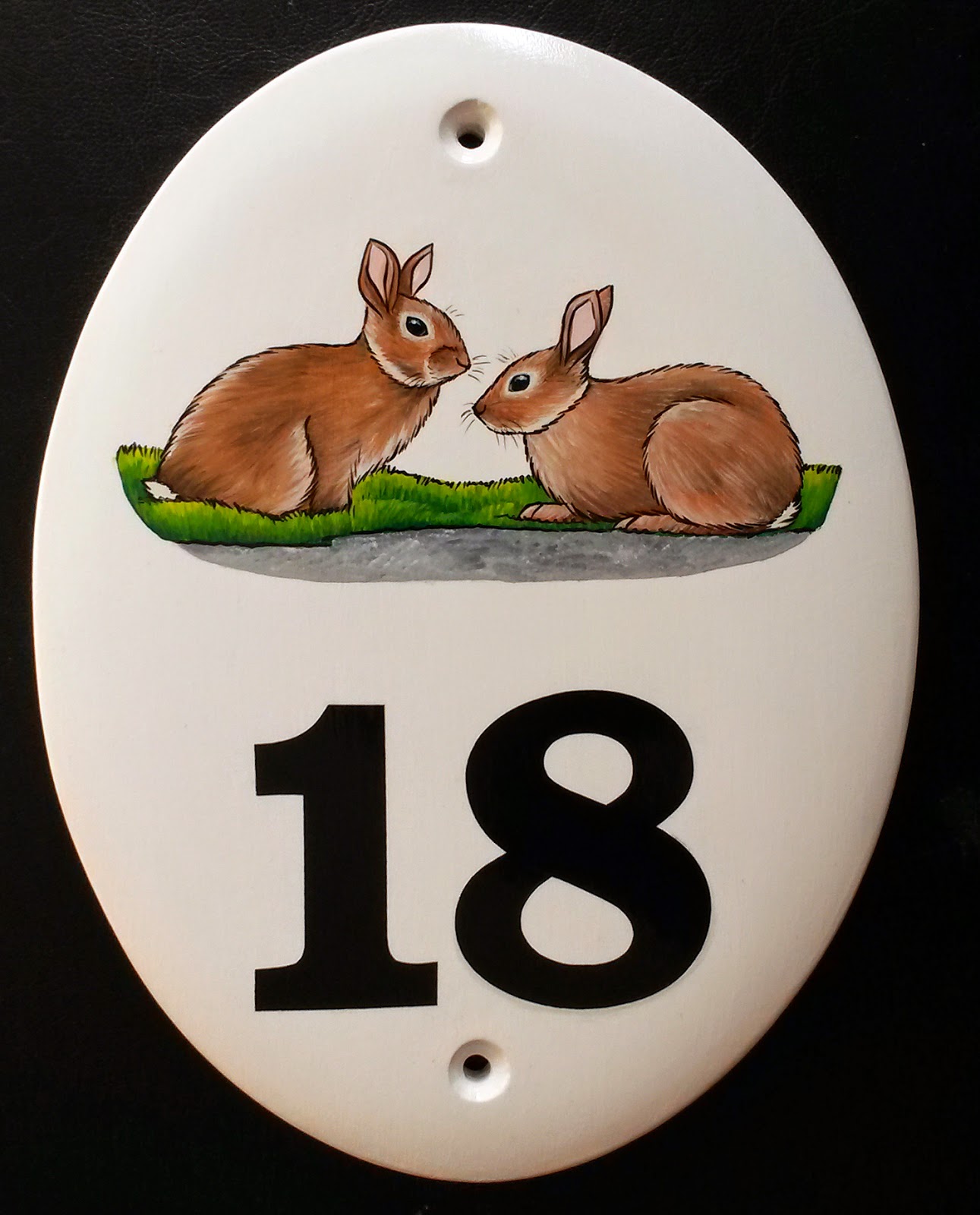 Hand Painted House Signs by Ceramic Art: Traditional hand painted house ...