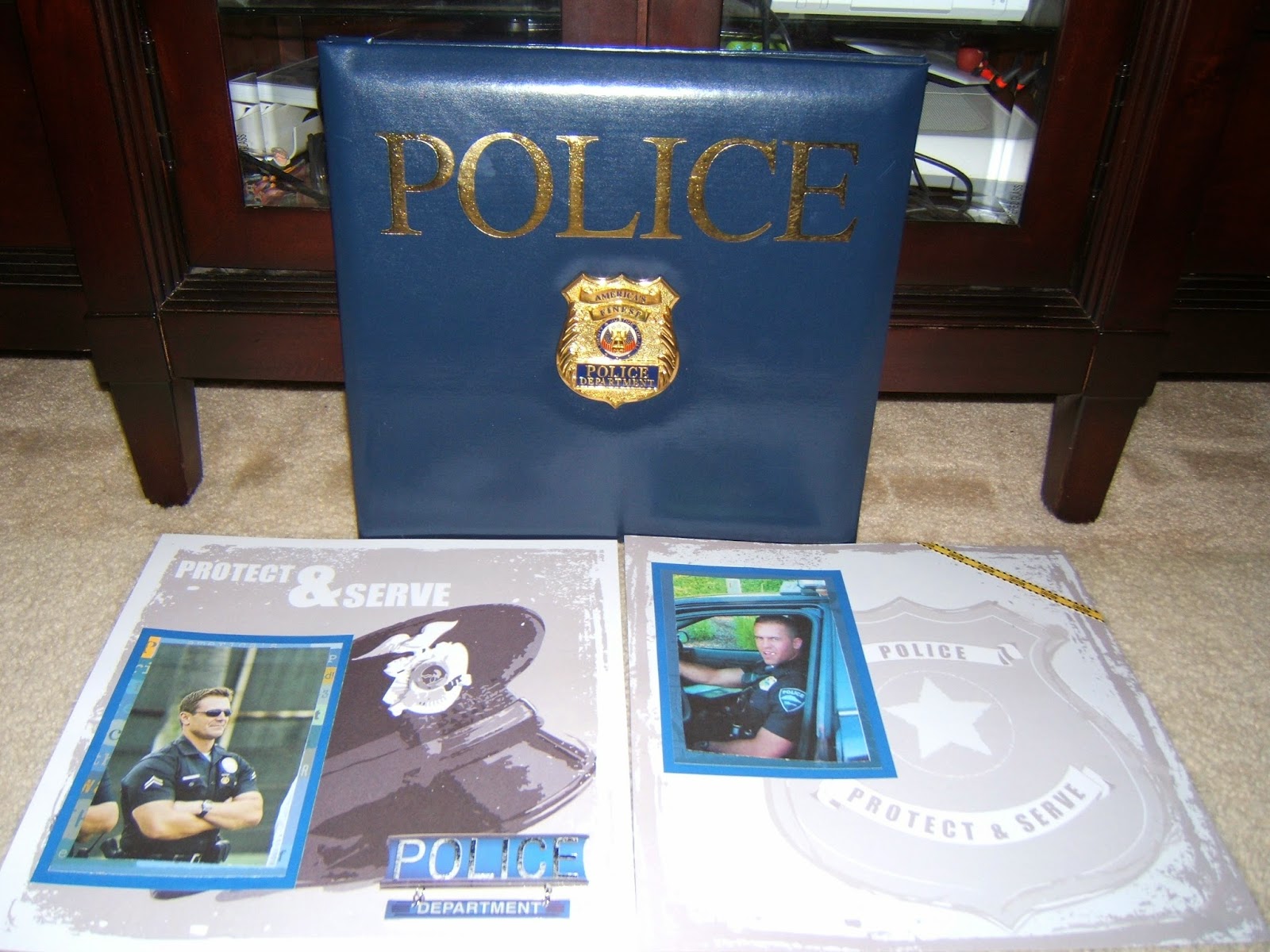 Made Just For You Scrapbooks: Policeman Scrapbook Album