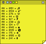 Habbugadus: Símbolos (alt) no habbo