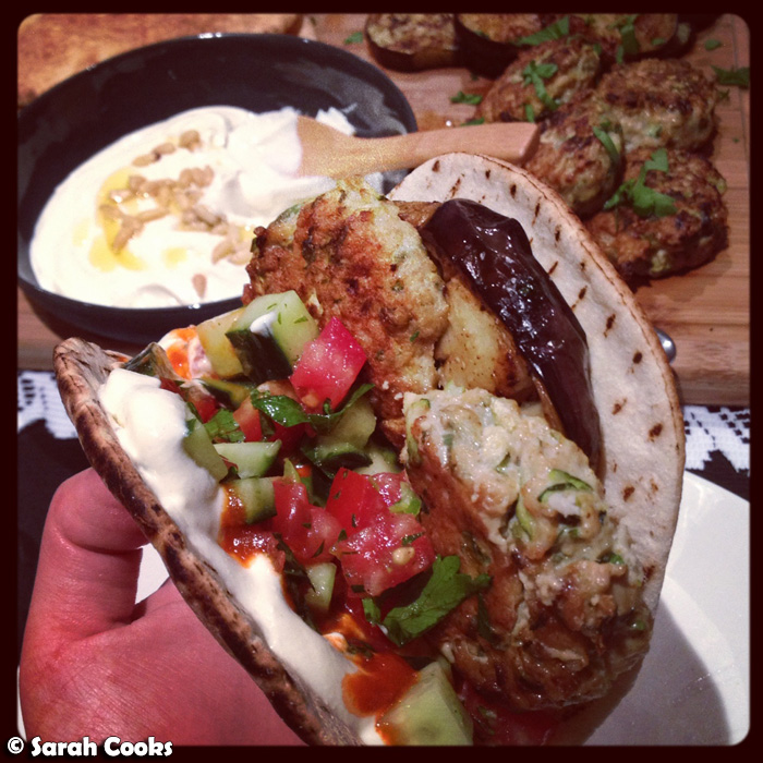 Sarah Cooks: Sarah's Sabih or "The Best Pita Ever!"