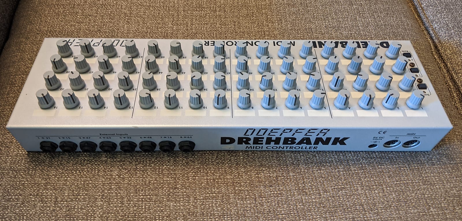 MATRIXSYNTH: Doepfer Drehbank, Rare 64 Knob MIDI Controller w/ Optional ...