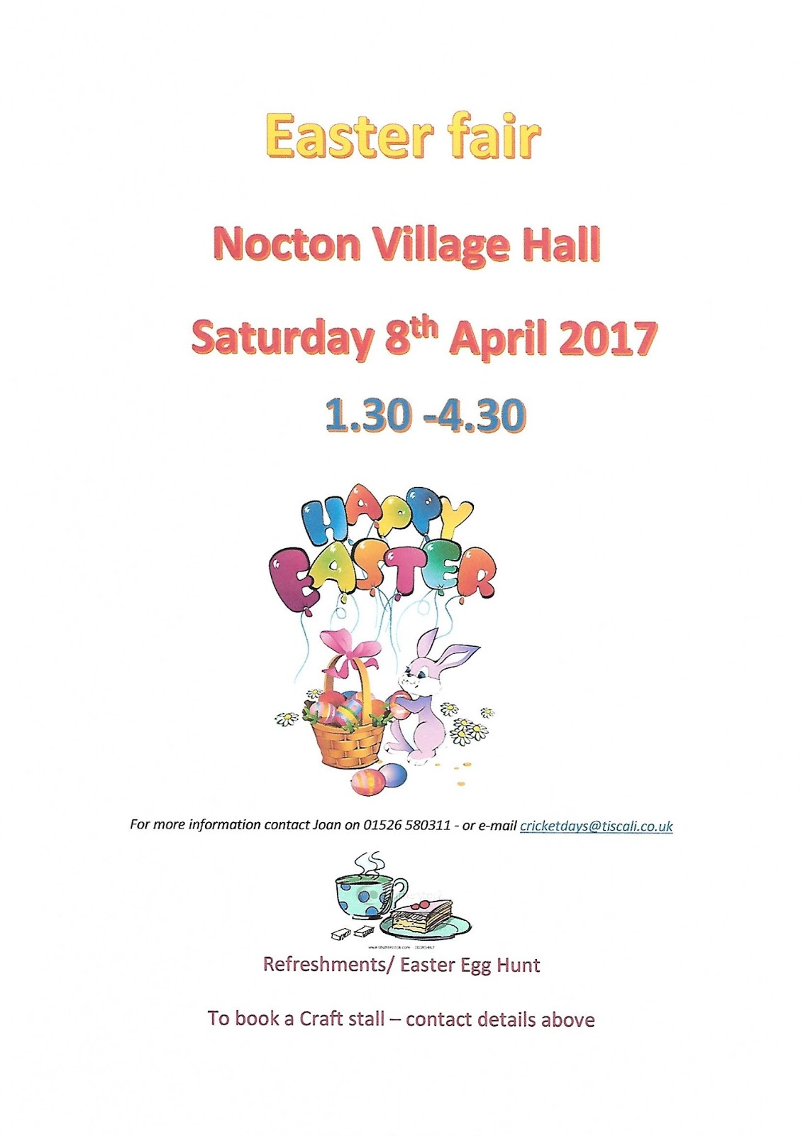 Nocton in Lincolnshire: Easter Fayre