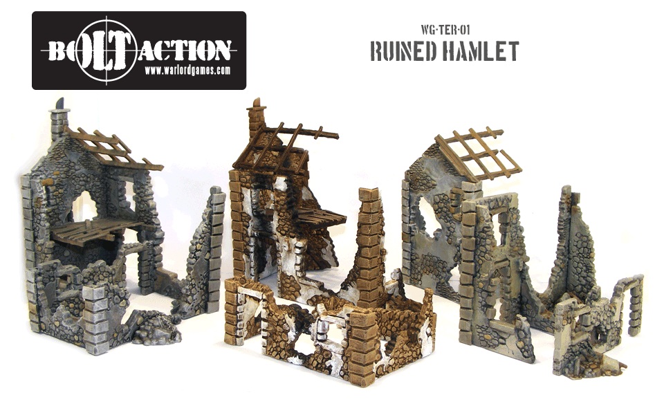 CAUTION: Bonds Skin Instantly: Warlord Games' Ruined Hamlet Plastic ...