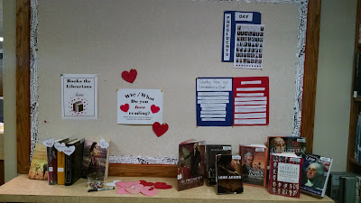 ND Librarian: Library Displays: President's Day and Valentine's Day