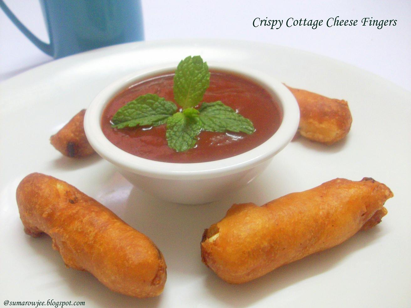 Cakes & More: Crispy Cottage Cheese Fingers - Uber Yumm!!