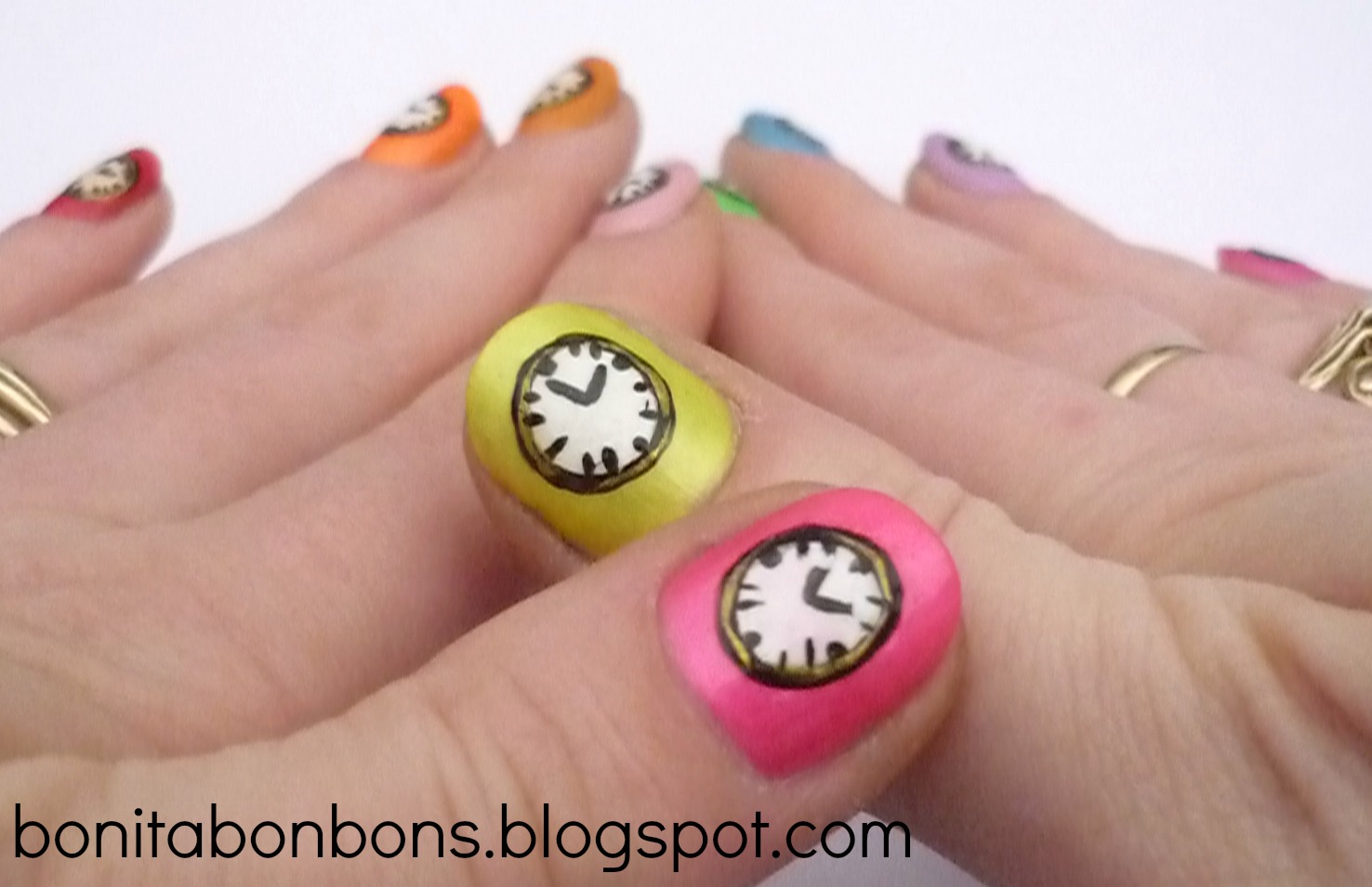 Clock nails | get PAINTED