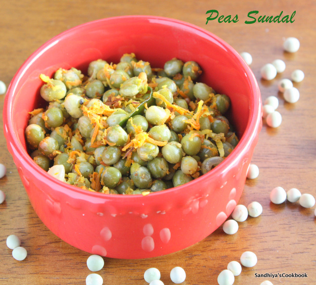 Sandhiya's Cookbook: Pattani Sundal | Peas Sundal | Golu Recipe