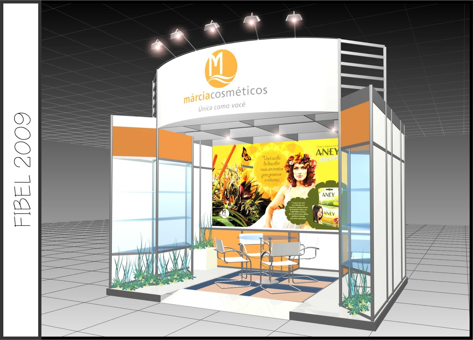 Arquiteto Autônomo: STAND PATRÃO_Projetos de stands para feiras, eventos em desenhos 3D.