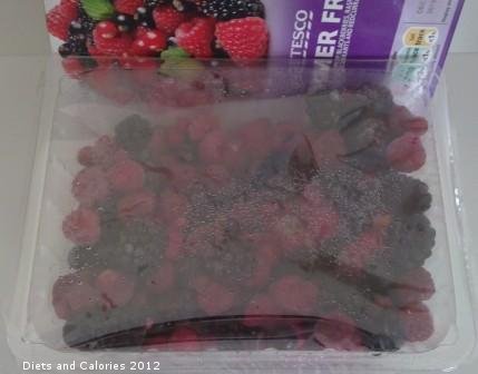 Diets and Calories: Frozen Fruits - Healthy, Low calorie, Low Fat