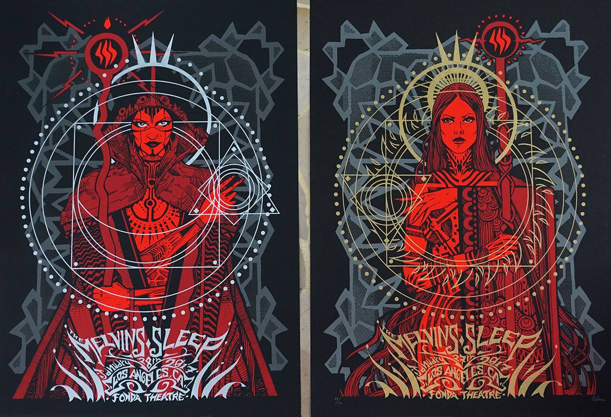 INSIDE THE ROCK POSTER FRAME BLOG: Malleus Sleep And Melvins Los ...