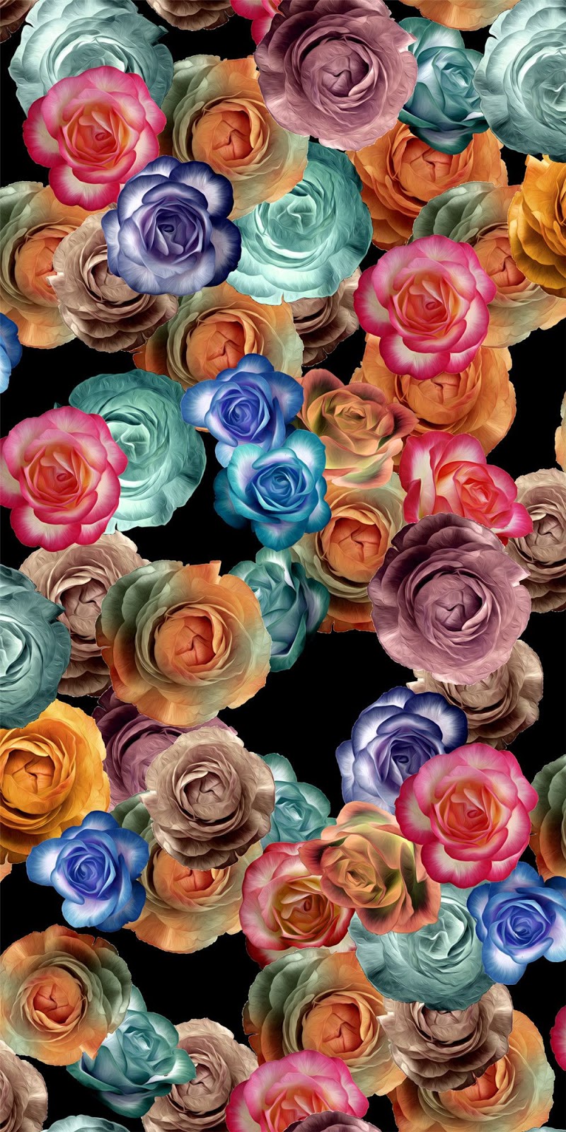 NATURAL COLLAGE_Flower Design_Digital Print_1 | Joy Design Studio