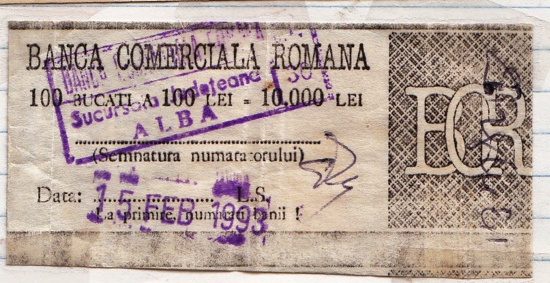 Ştiinţă pentru toţi: Banderole bancare