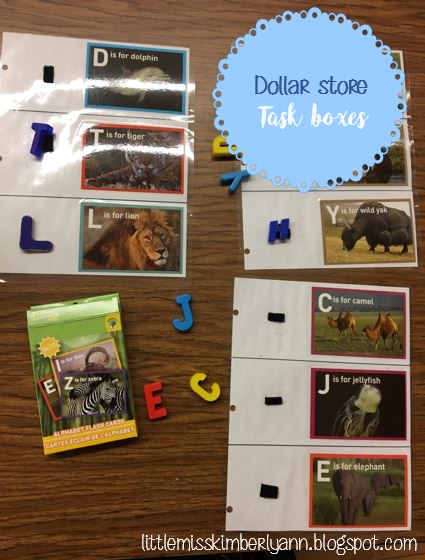 Little Miss Kim's Class: Dollar Store Task Boxes for Special Education