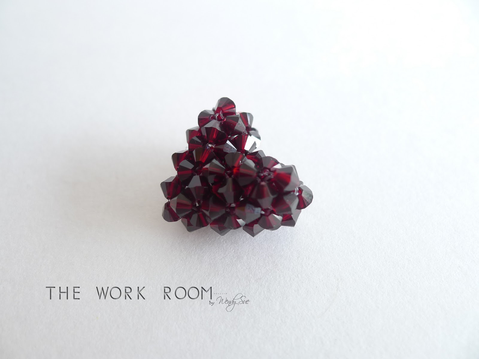 The Work Room: TWR062 Beaded Puffy Heart V2 Tutorial