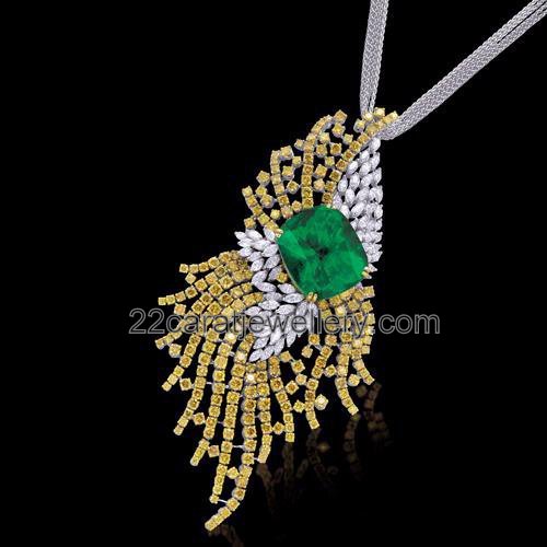 Nice Diamond Pendant - Jewellery Designs