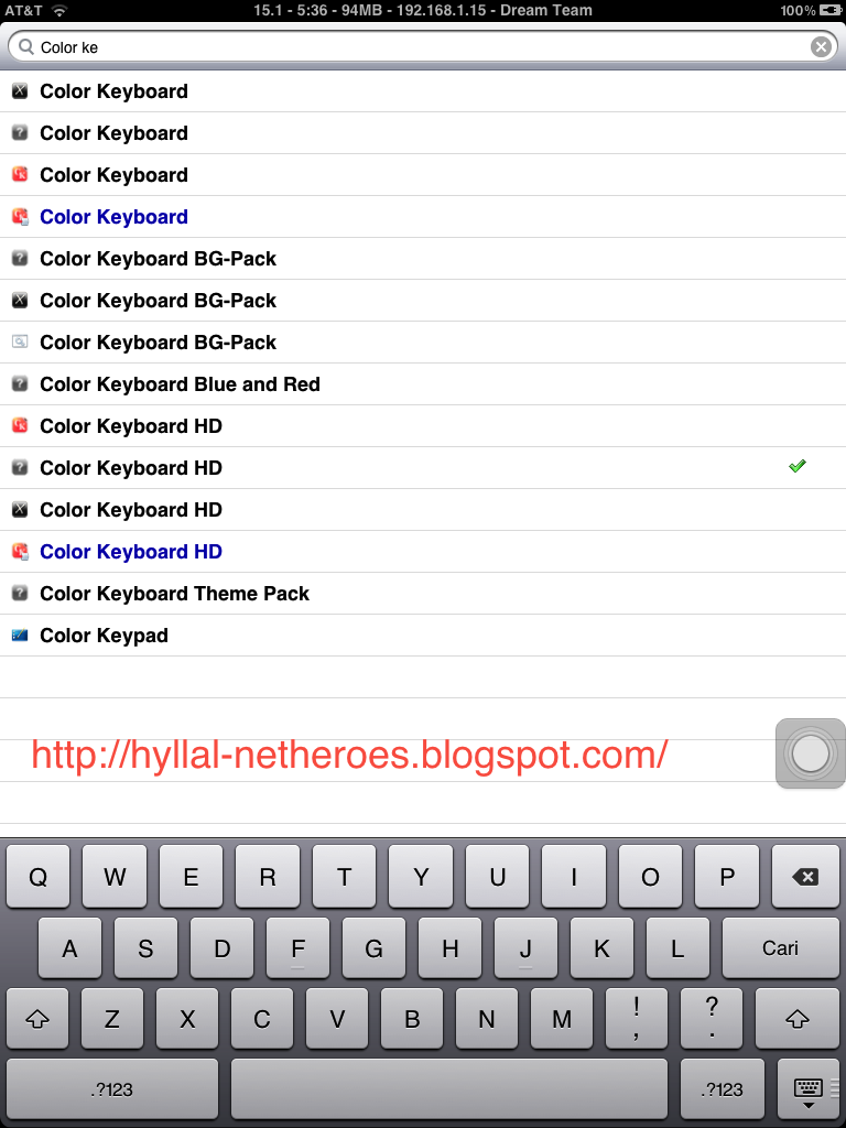 ColorKeyboard : Merubah Warna Keyboard iPad dan iPhone | Enji Hernandez ...