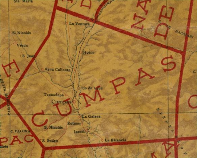 GeneaSon: Genealogía e Historia Sonorense: Municipio y poblados de ...