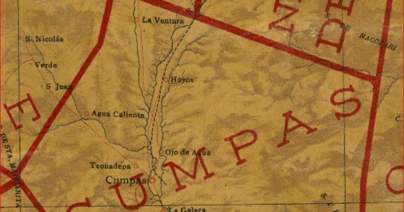 GeneaSon: Genealogía e Historia Sonorense: Municipio y poblados de ...