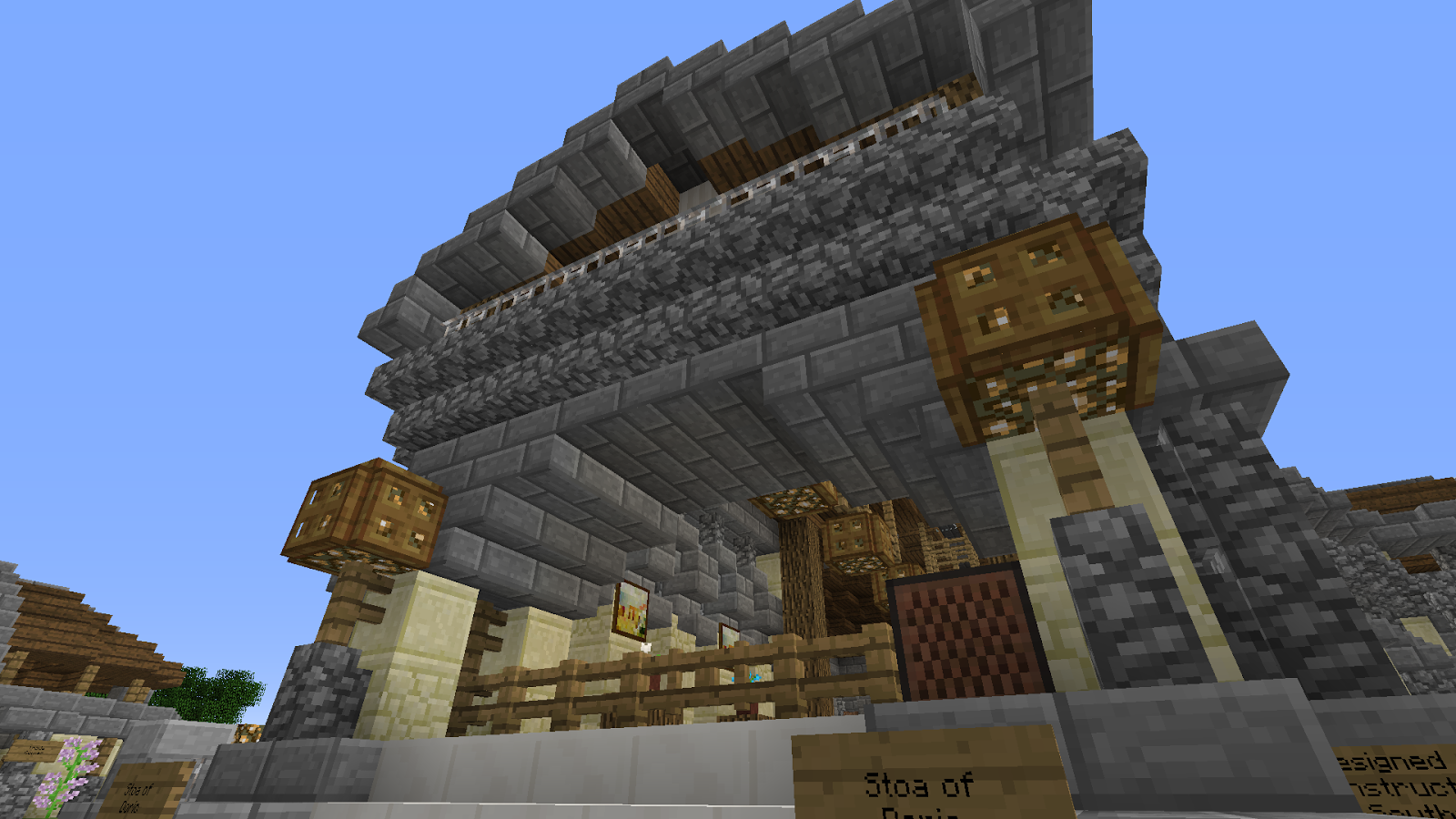 The Art of Architecture: Minecraft Architecture :: Stoa of Doric