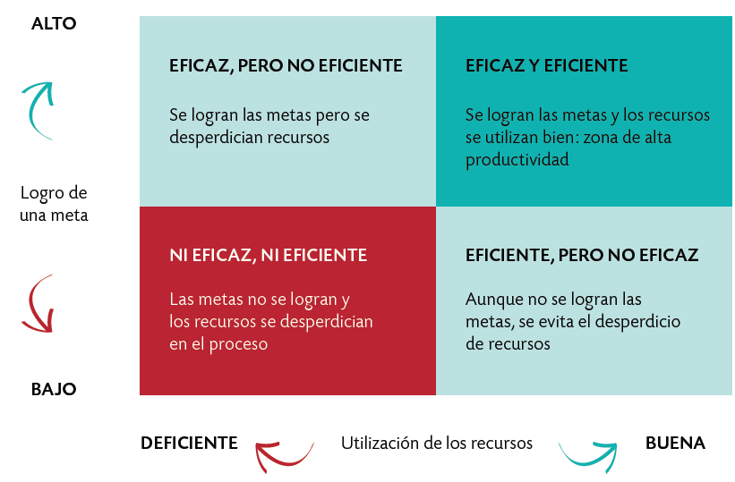 Espacio virtual sobre eficiencia organizativa: Eficacia Vs Eficiencia