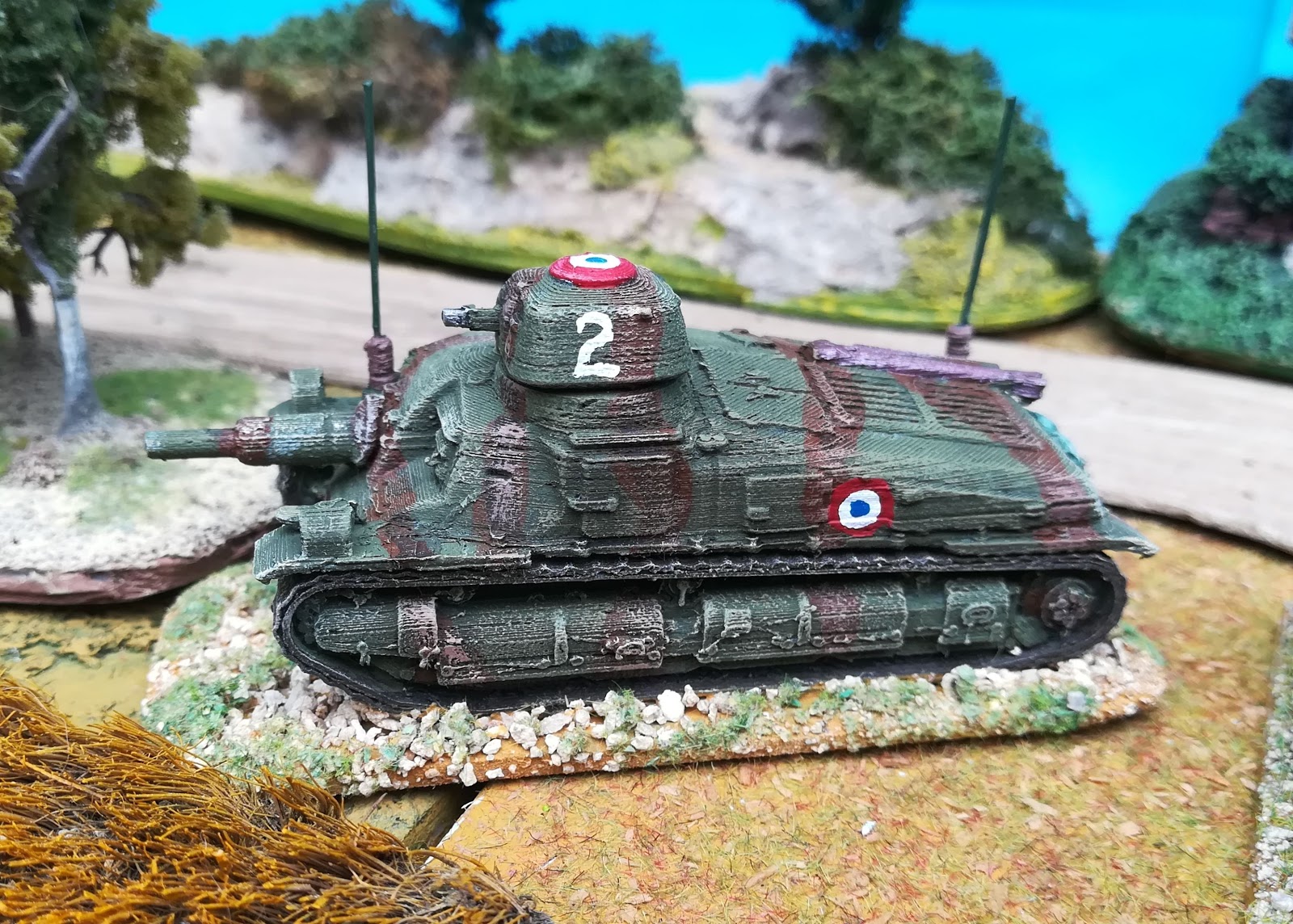 jp wargaming place: Rapid Fire! France 1940 in 20mm - FCM 36s and AMR ...