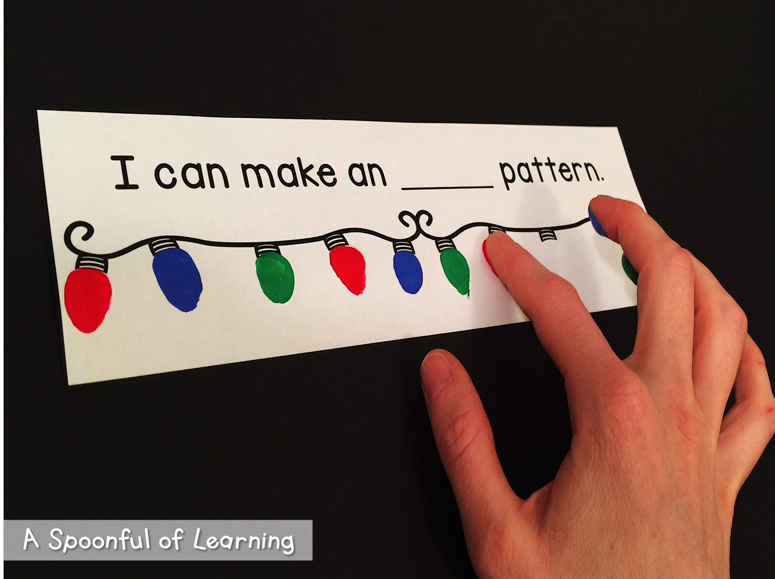 Holiday Patterns Freebie - Learn the 4 Activities- A Spoon of Learning