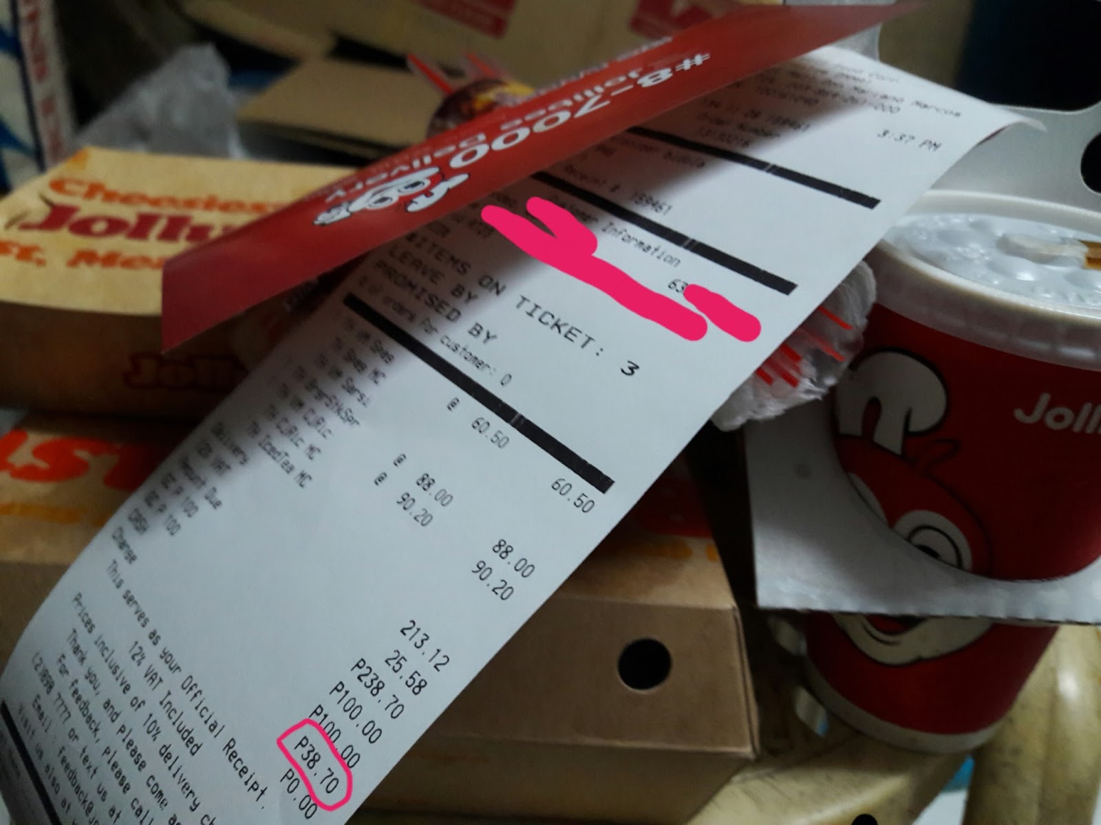 Jollibee Late Delivery | I only paid Php38.00! - Sari-Sari Store Diaries