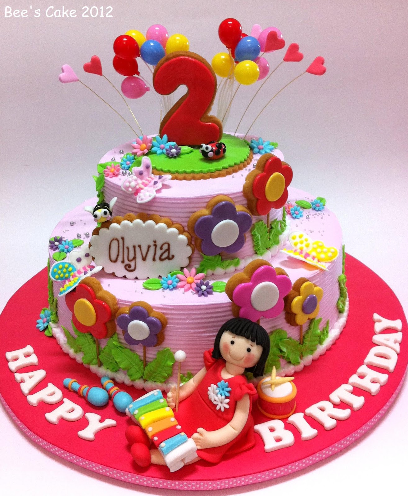 Bee's Cake: Olyvia's 2nd Birthday