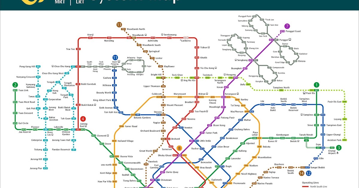 hongjun's Blog: LTA's Official MRT Map (current and future)