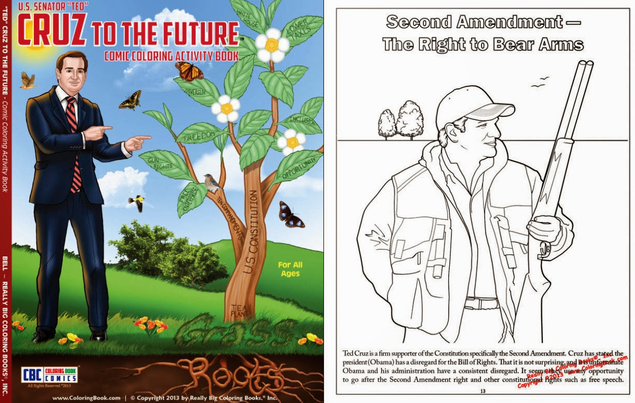 Ted Cruz, The Coloring Book - Joe.My.God.