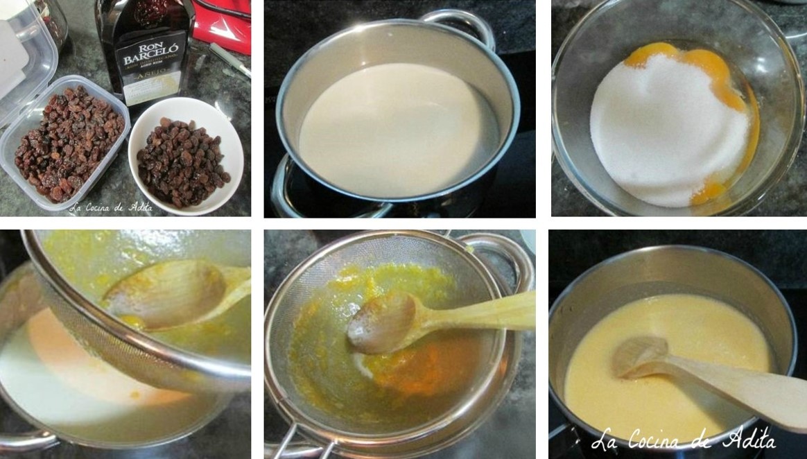 Helado de ron y pasas - La Cocina De adita