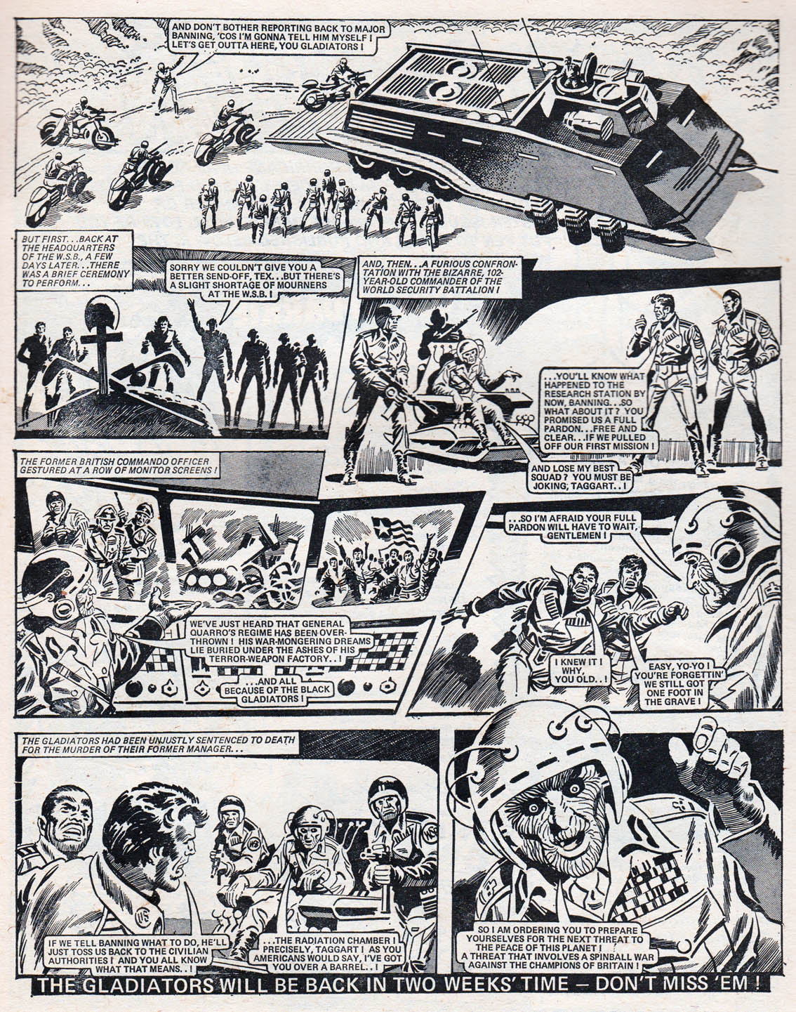 BLIMEY! The Blog of British Comics: Ron Turner's SPINBALL WARS (Battle ...