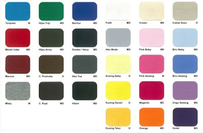 Bahan Bahan Kaos/ T-shirt [Cotton, Combed, Cardet, Bamboo, PE, TC ...