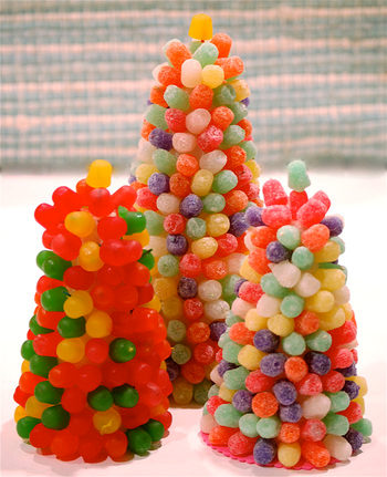 Gum Drop Xmas Trees | Munchkins and Mayhem