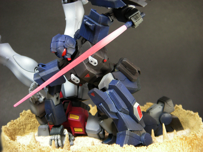 HGUC 1/144 Blue Destiny Unit 1 and GM Diorama