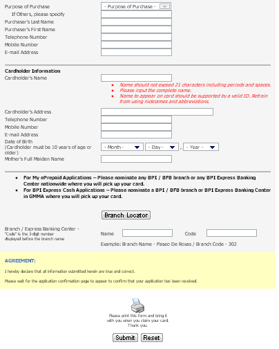 How to Apply for BPI My ePrepaid Mastercard - The CHARM Princess