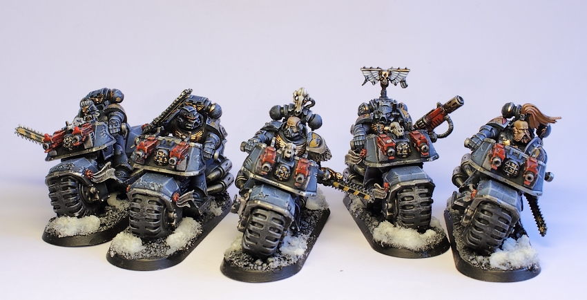 Showcase: Space Wolves Bikes Squadron - Tale of Painters