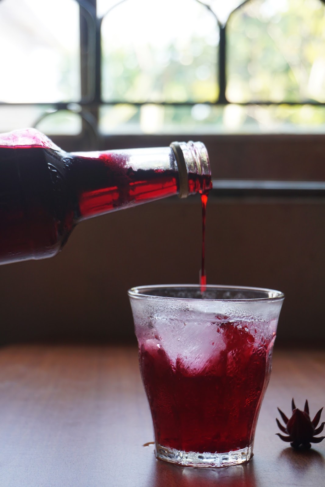 Homemade Roselle Syrup