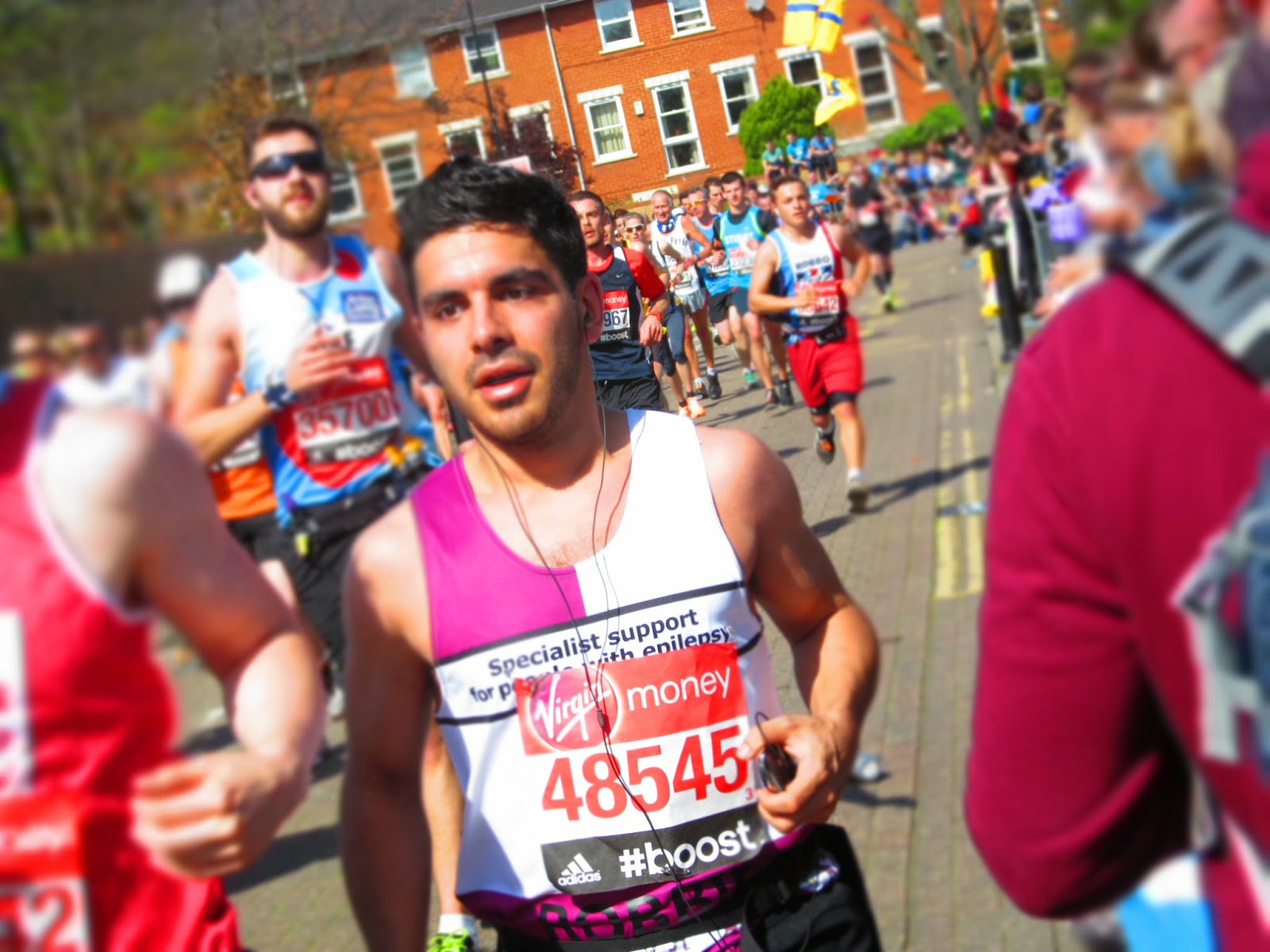 Glory charles.: London marathon race full of champions...nothing better ...