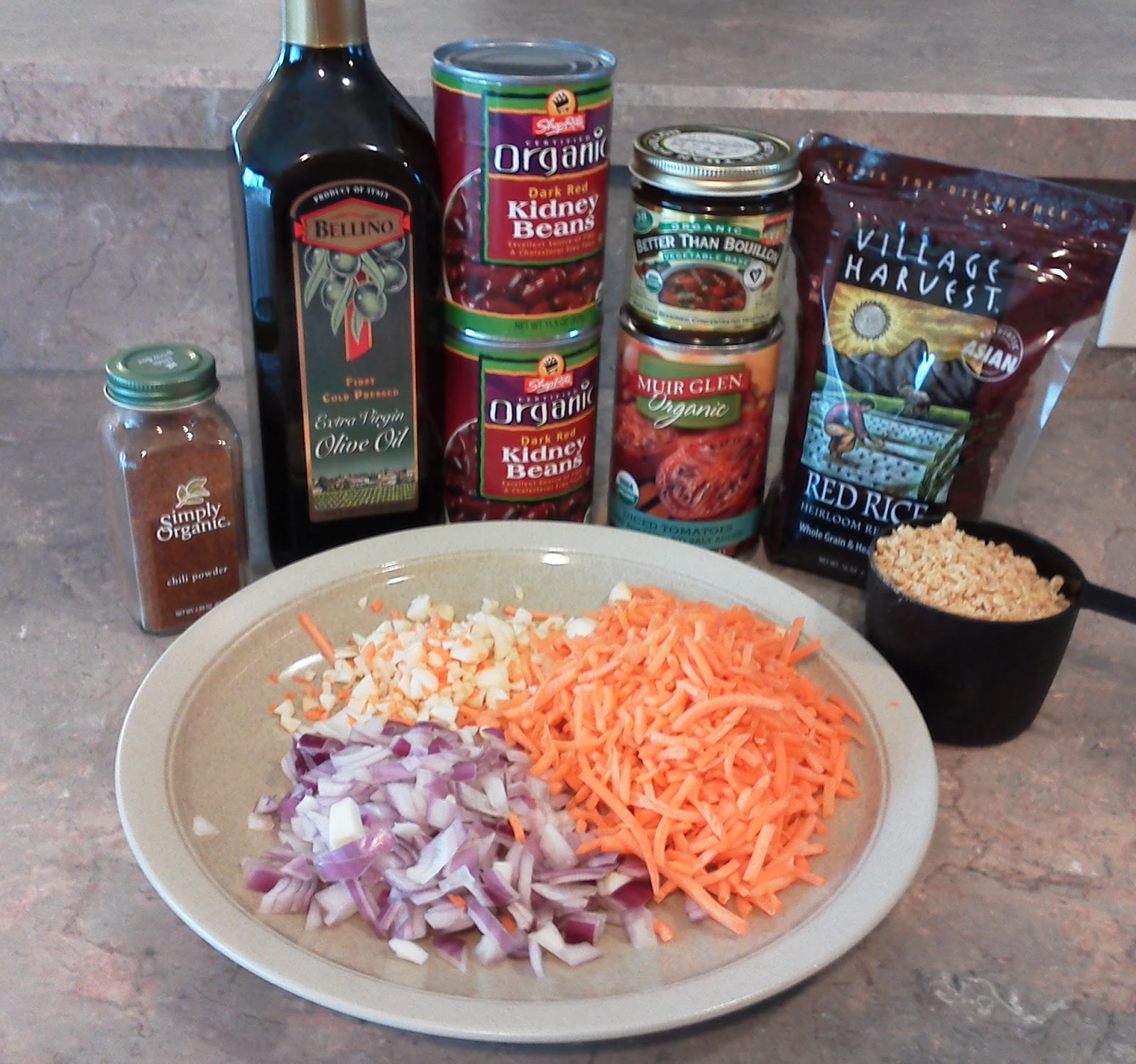 Pocono Pabulum for Mind & Body: Red Bean and Red Rice Chili