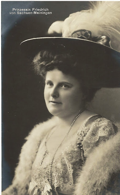 Royal Musings: Princess Friedrich of Saxe-Meiningen